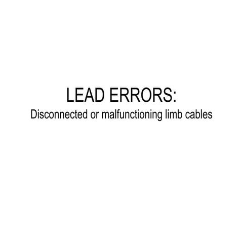 Disabled lead cables | PPT