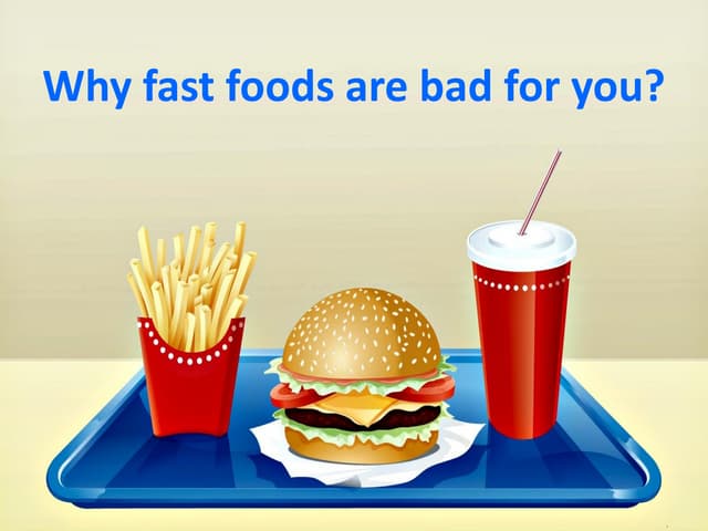 Fast food presentation | PPTX | Food & Drink