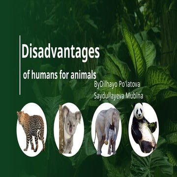 Disadvantages of humans for animals (1).pptx
