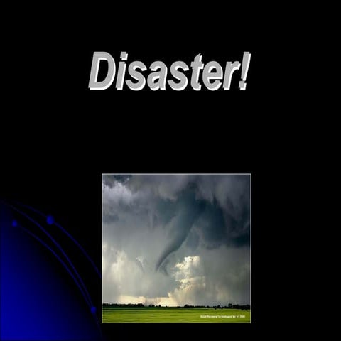 DISASTER RECOVERY IN RECORD MANAGEMENT PROGRAM | PPTX