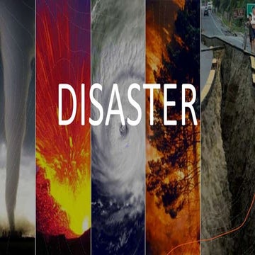DISASTER (EARTHQUAKE, FIRE AND THE BIG ONE) | PPTX