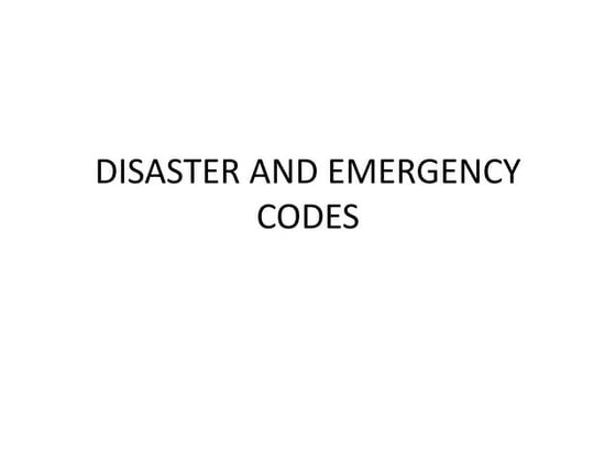 Emergency Codes in a hospital (1) - NABH.pptx