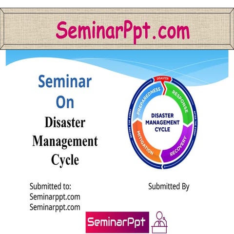 Disaster management cycle | PPTX