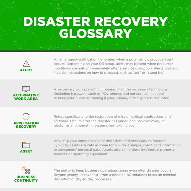 Disaster recovery glossary | PDF