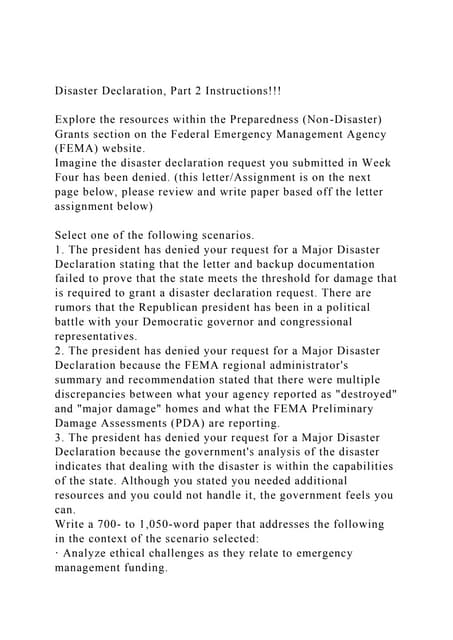 Disaster Logistics Management Evaluation CriteriaIn Module 2 SLP.docx