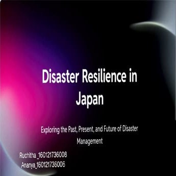 Disaster in japan and its limitations of DRRM | PDF