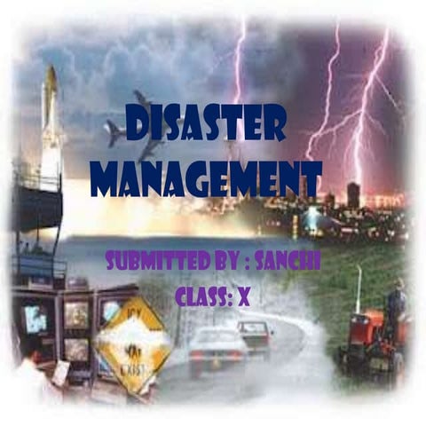 Disaster management | PPTX
