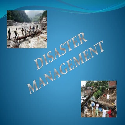 Disaster management | PPTX