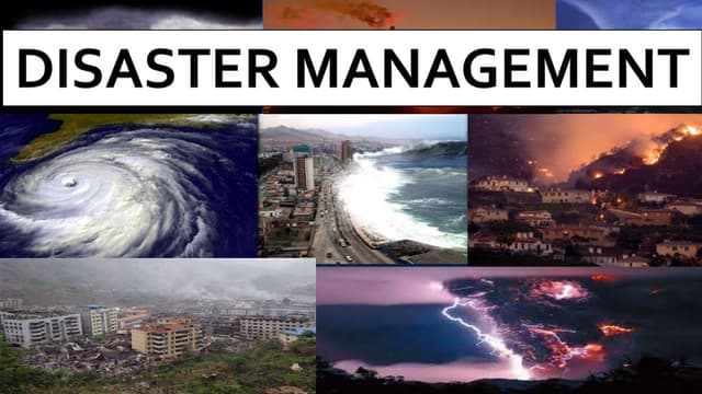 Disaster Mangement For Class IX, CBSE Based | PPTX