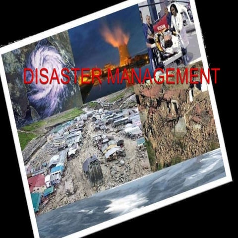 Disaster management | PPTX