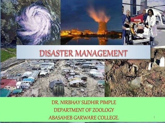 Disaster Mangement For Class IX, CBSE Based | PPTX | Environment | Science