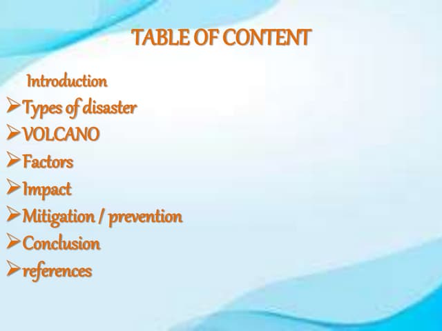 Volcanic eruptions | PPTX