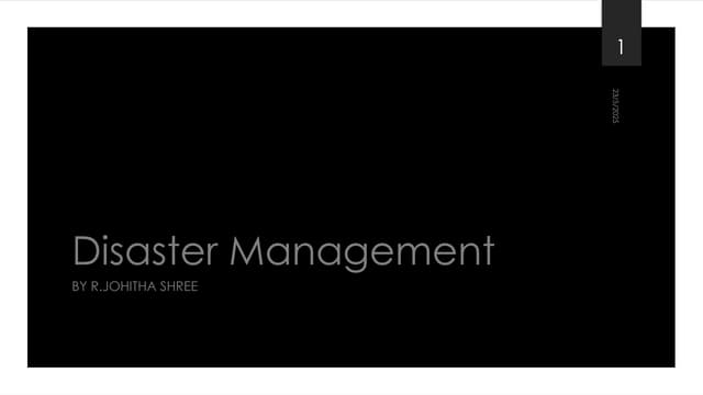 DISASTER READINESS AND RISK REDUCTION PPT | PPTX