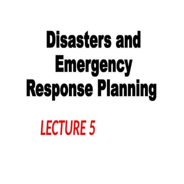 DISASTER MANAGEMENT, Phases of Disaster Management .pptx