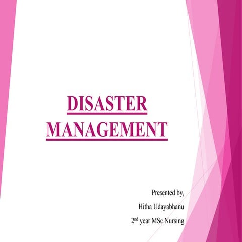 Disaster management | PPT