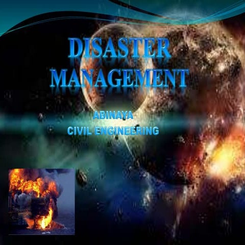 Disaster management1 | PPTX