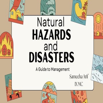 Disaster management Presentation for a class 10 student | PDF