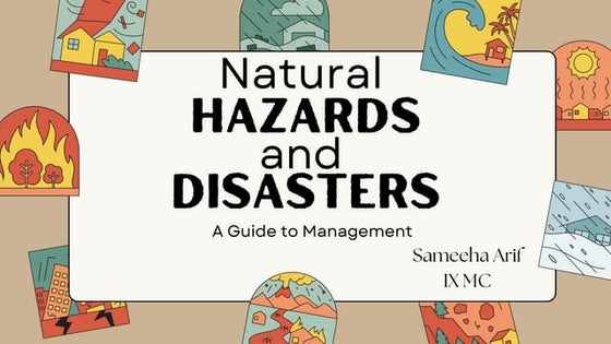 Natural Hazards and Disasters Earth Science Presentation in Colorful ...