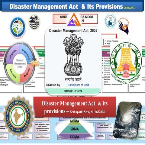 Disaster management act & its provisions | PPSX