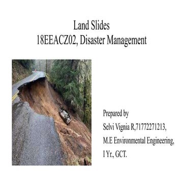 Disaster management Assignment -Land Slide.pptx