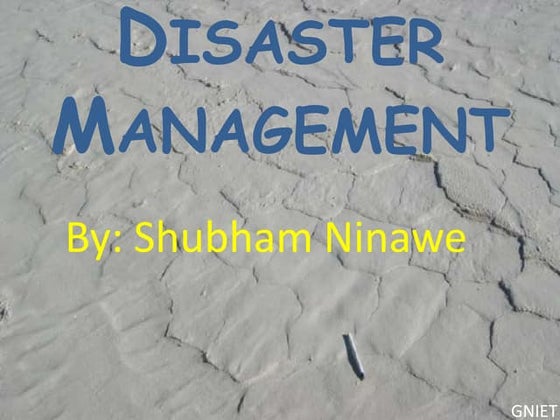 Disaster Mangement For Class IX, CBSE Based | PPTX | Environment | Science