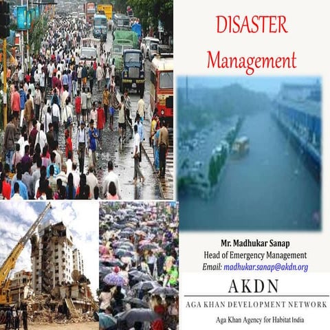Disaster Management (Global, UN, Govt of India, others) -by MSS.pptx ...