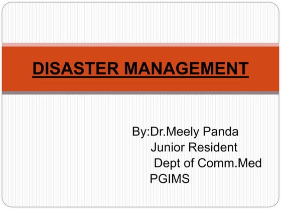 Disaster Mangement For Class IX, CBSE Based | PPTX | Environment | Science