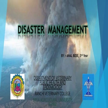 Disaster management presentation | PPTX