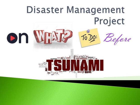 Tsunami ppt.pptx | Disasters