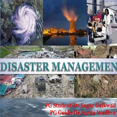 Post disaster mangement | PPT