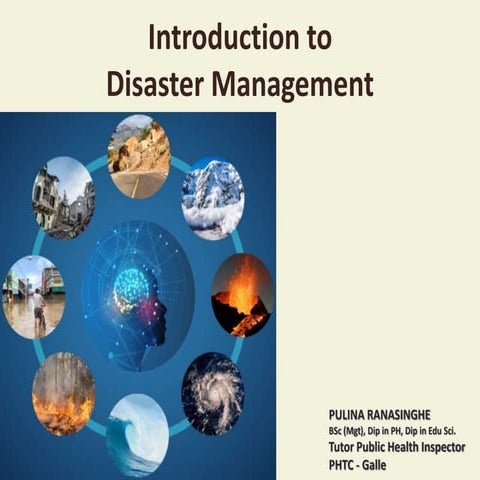 Introduction to Disaster Management 1.pptx