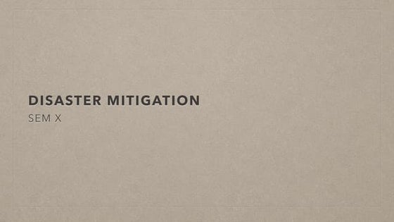 Disaster Preparedness.pptx | Business | Business and Finance