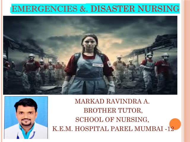 Disaster nursing | PPT