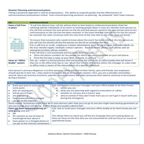 Family Communication Plan for Kids via FEMA and Ready | PDF