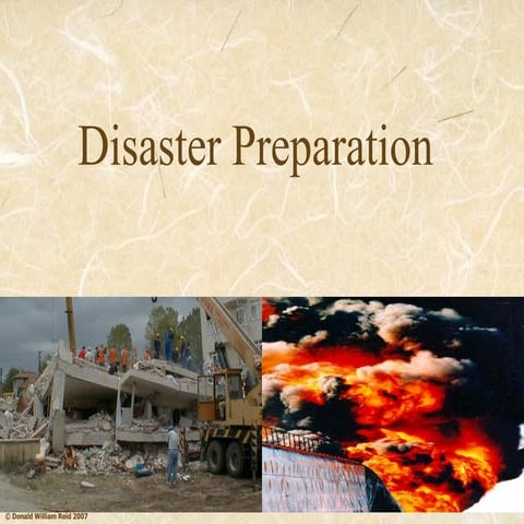 Disaster prep. | PPT