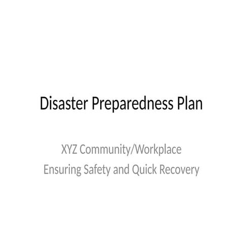 Disaster_Preparedness_Plan.pptx.Senior High School | PPTX
