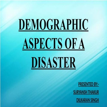 DISASTER PRESENTATION.pptx c | PPTX