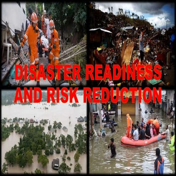 DISASTER READINESS AND RISK REDUCTION | PPTX
