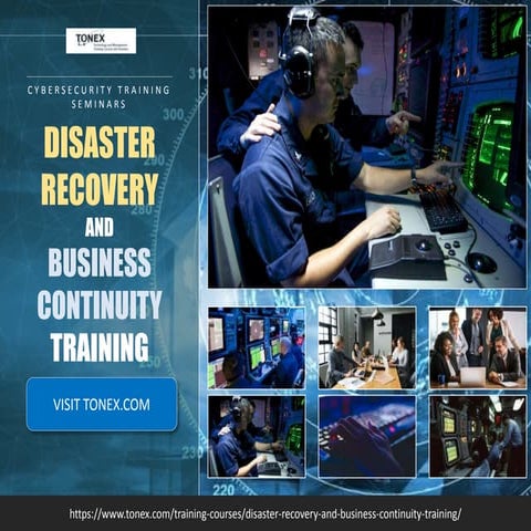 Disaster Recovery and Business Continuity Training : Tonex Training | PPTX