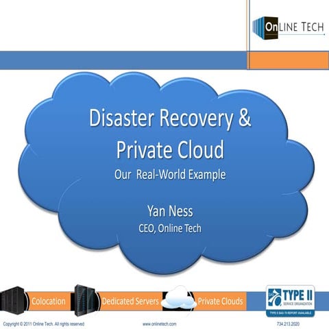 Disaster Recovery in the Cloud -- A Failover Testing Case Study | PDF