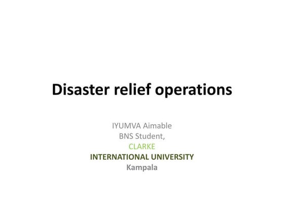 Children in disaster and emergency | PPT | Parenting | Family and ...