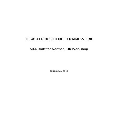 Community Resilience Planning, Stephen Cauffman | PPTX