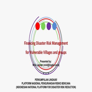 Disaster risk management financing for vulnerable villages and groups.pdf
