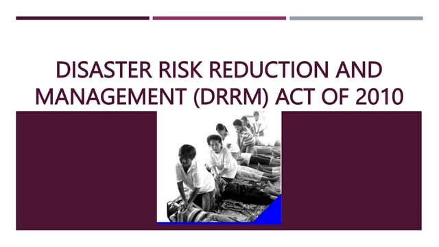 DRRR – Concept of DRR and DRRM | PDF