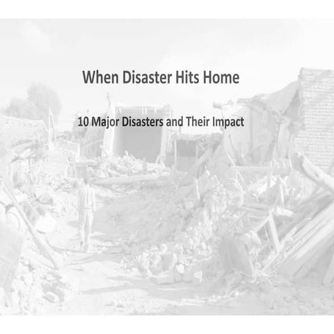 Natural disaster powerpoint | PPTX