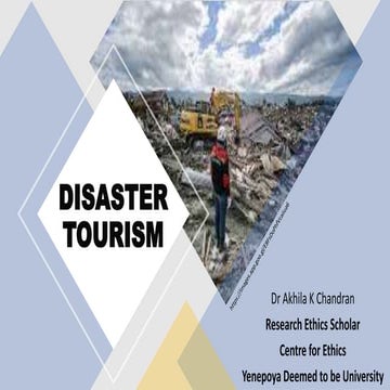 Disaster tourism | PPTX