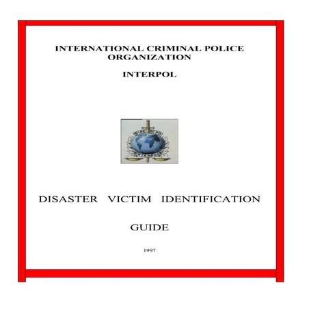 Disaster Victim Identification | PDF