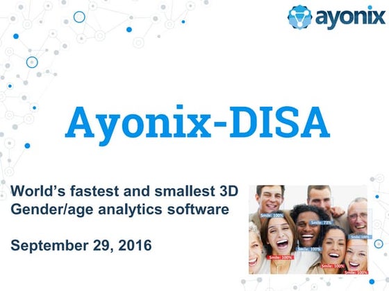 Ayonix Embedded camera | PPT