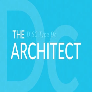 DISC Dc - The Architect | PDF