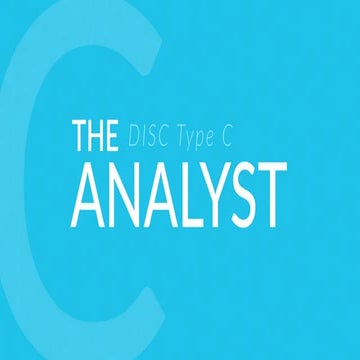 DISC C - The Analyst | PDF